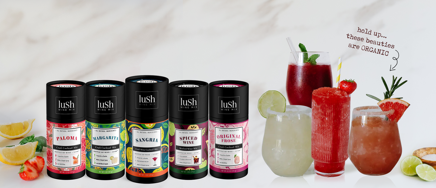 Lush Organic Wine Slushy and Cocktail Mixers – Lush Wine Mix: Organic ...